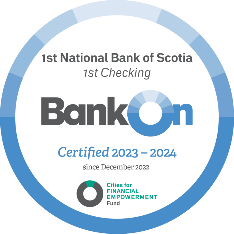 Checking - 1st National Bank of Scotia